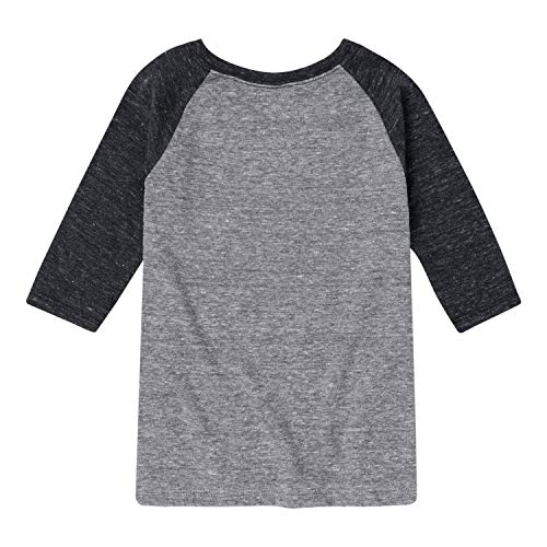 HYBRID APPAREL - Spongebob Squarepants - Patrick Sparkers Flag - Toddler & Youth Raglan Graphic T-Shirt - Size 3T