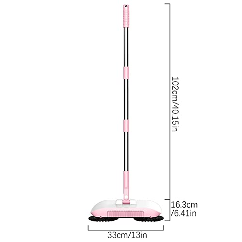 Household Sweeper Cleaner Machine, 3 in 1 Hand Push Intelligent Clean Machine for Home Hardfloor Tile Apartments Offices