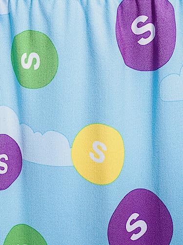Skittles Candy in The Clouds Sky Blue Men's Lounge Pajama Shorts (X-Large)