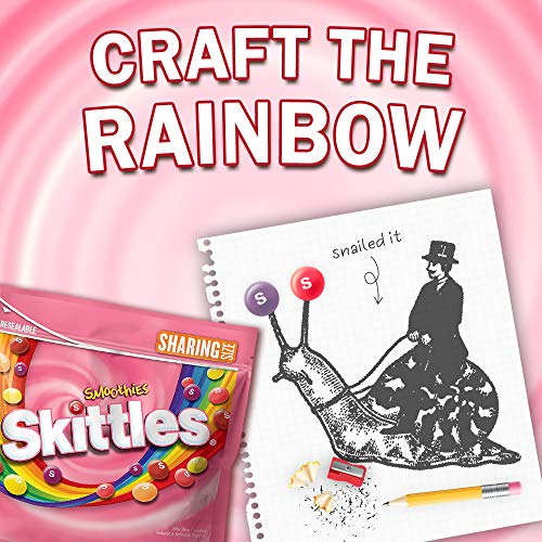 SKITTLES Smoothies Chewy Candy Bulk Pack, Fruit Chews Candy, Sharing Size, 15.6oz, 6-Pack Bulk Box