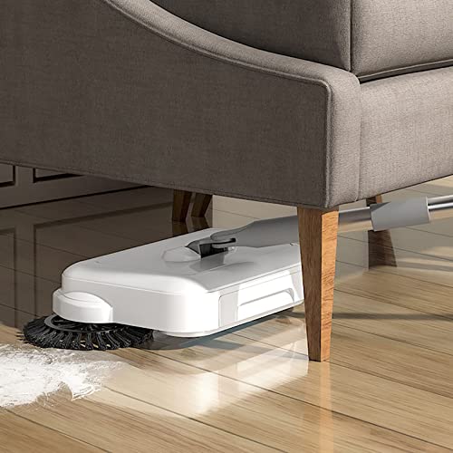 MIANHT Hand Push Sweeper - Home Sweeping Mopping Machine Vacuum Cleaner, Upgrade Soft and Thick Brush & Microfiber Mop, Cleaning Sweeper Tool Sweeping Robot