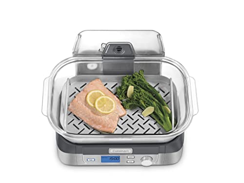 Cuisinart STM-1000 Cook Fresh Digital Glass Steamer, One Size, Stainless Steel