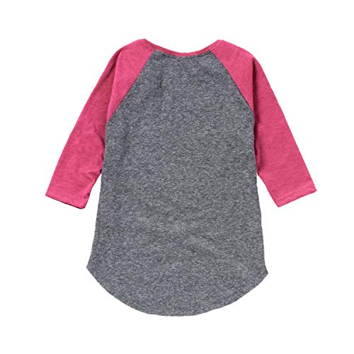 HYBRID APPAREL - Spongebob Squarepants - Patrick Sparkers Flag - Toddler & Youth Girls Raglan Tee - Size 3T