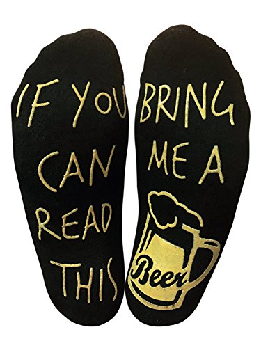 'If You Can Read This Bring Me A Beer' Funny Ankle Socks For A Beer Lover