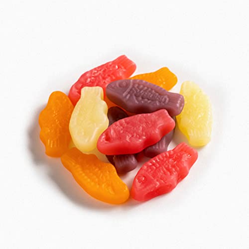 SWEDISH FISH Mini Tropical Soft & Chewy Candy, Bulk Candy, 12 - 3.5 oz Boxes