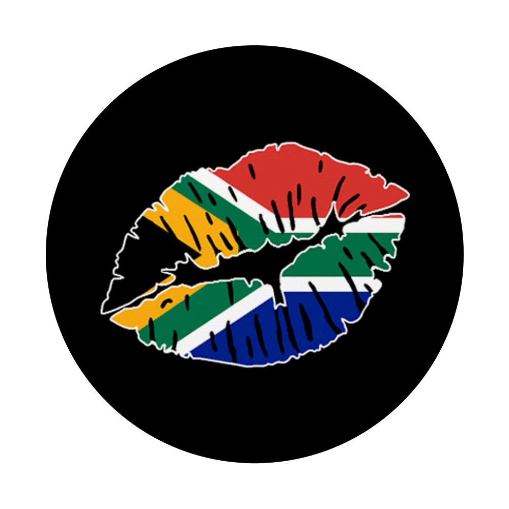 South Africa flag kiss PopSockets PopGrip: Swappable Grip for Phones & Tablets