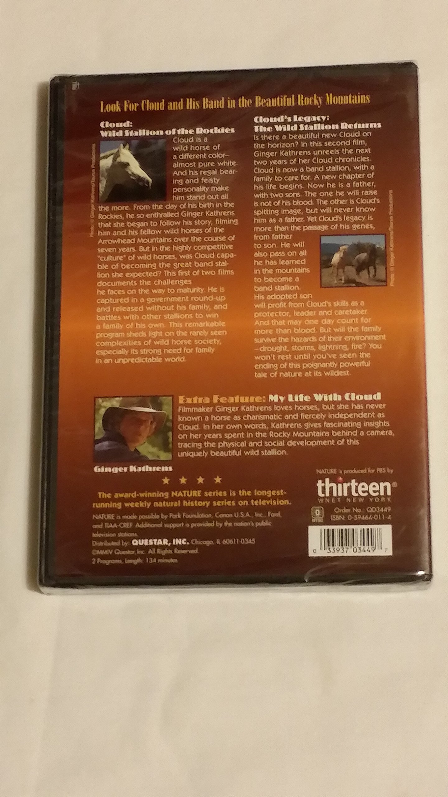 Cloud: Wild Stallions of the Rockies / Cloud's Legacy: The Wild Stallion Returns (Double Feature) [DVD]