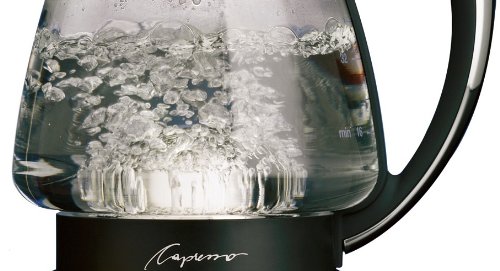 Capresso 259 Water Kettle, 10" x 8.25" x 6.25", Polished Chrome