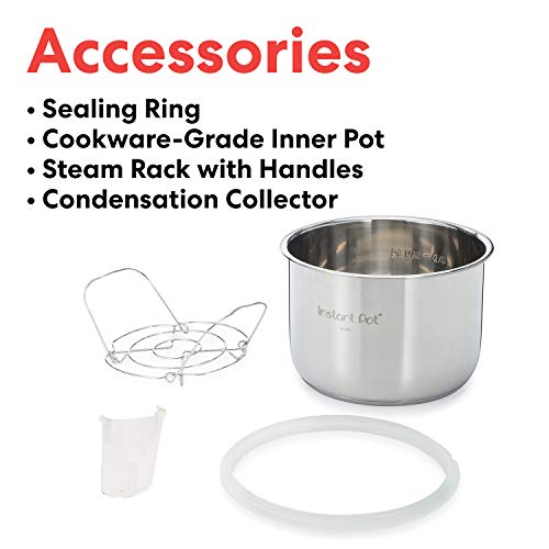 Instant Pot Ultra, 10-in-1 Pressure Cooker, Slow Cooker, Rice Cooker, Yogurt Maker, Cake Maker, Egg Cooker, Sauté, and more, Includes App With Over 800 Recipes, Stainless Steel, 6 Quart