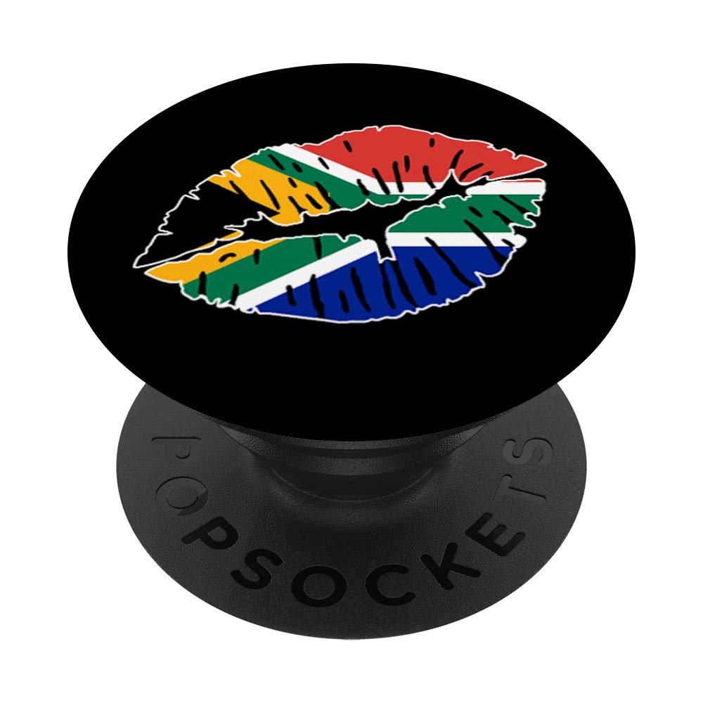 South Africa flag kiss PopSockets PopGrip: Swappable Grip for Phones & Tablets