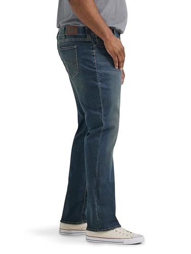 Lee Men's Big & Tall Extreme Motion Relaxed Straight Jean Maverick 50W x 30L