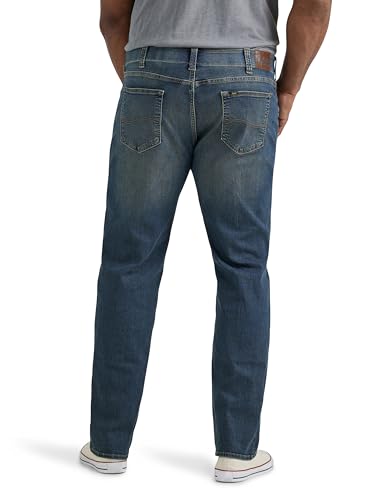 Lee Men's Big & Tall Extreme Motion Relaxed Straight Jean Maverick 50W x 30L