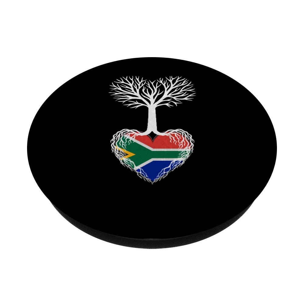 South African Roots, Love South Africa Flag Gift PopSockets PopGrip: Swappable Grip for Phones & Tablets