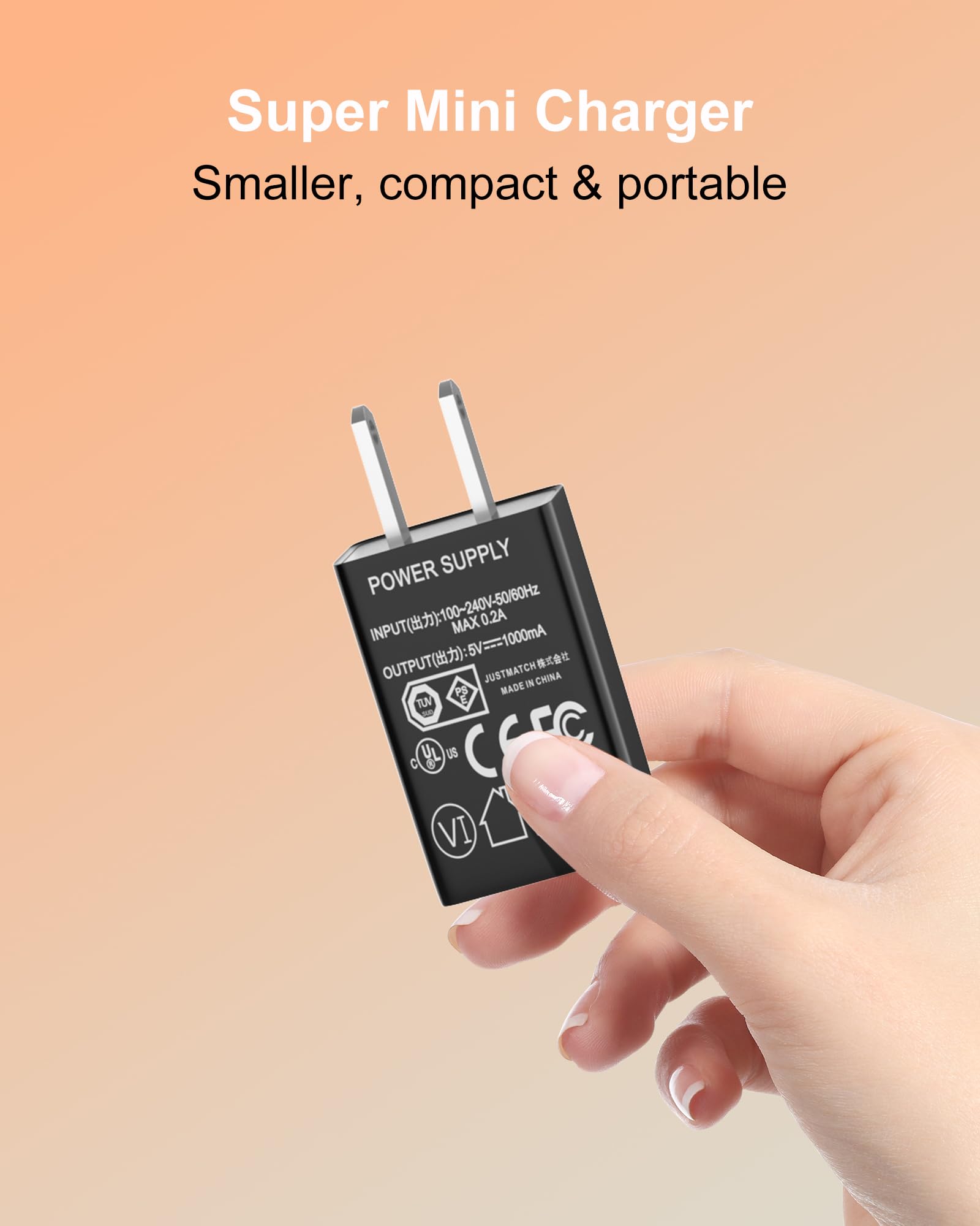5V Power Cord for MANSPOT Shaver Charger Cord for MANSPOT Trimmer AC Power Adapter Electric Clipper Replacement VHBW