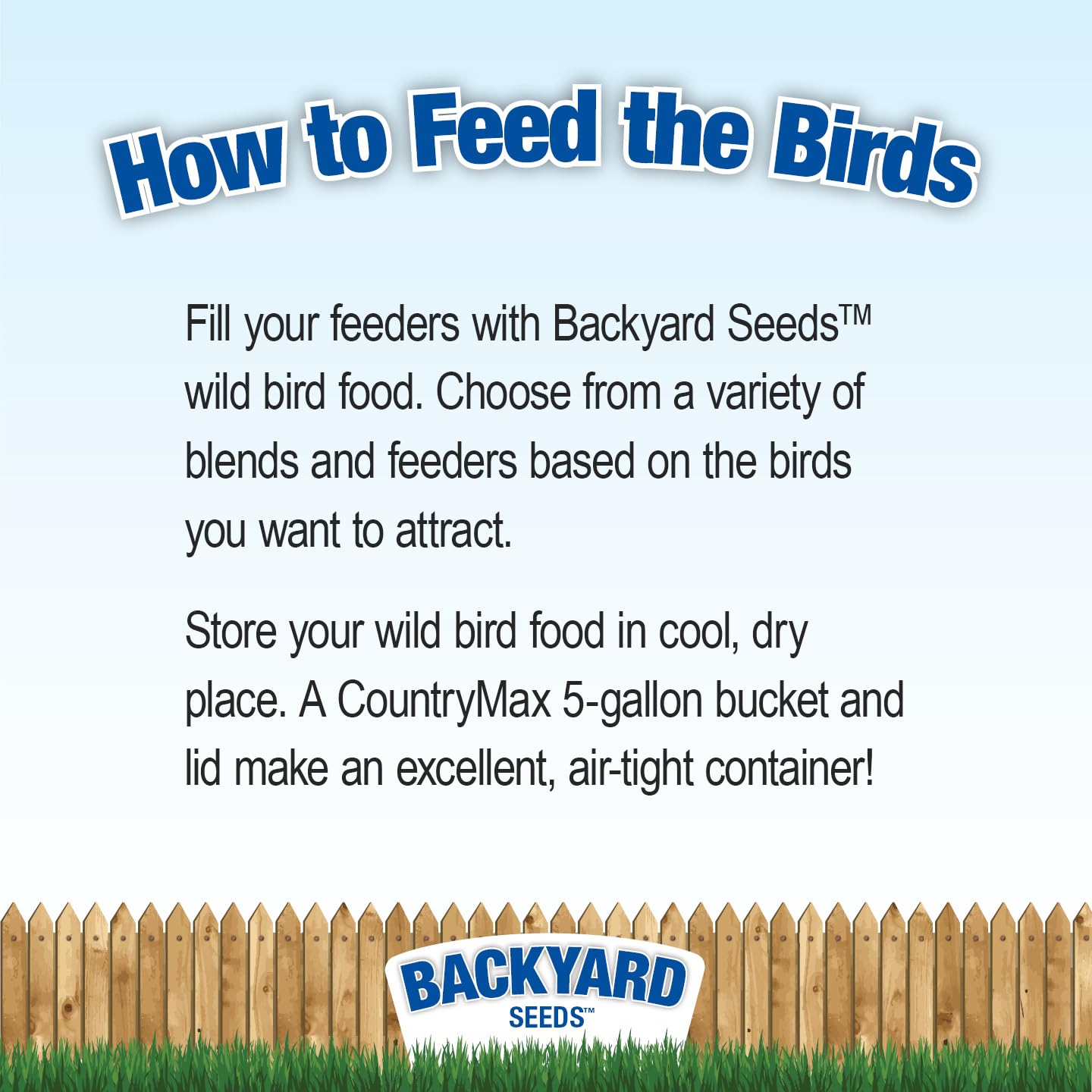 Backyard Seeds Classic Berry Blend Sunflower Bird Seed Mix in Bucket 15 Pounds