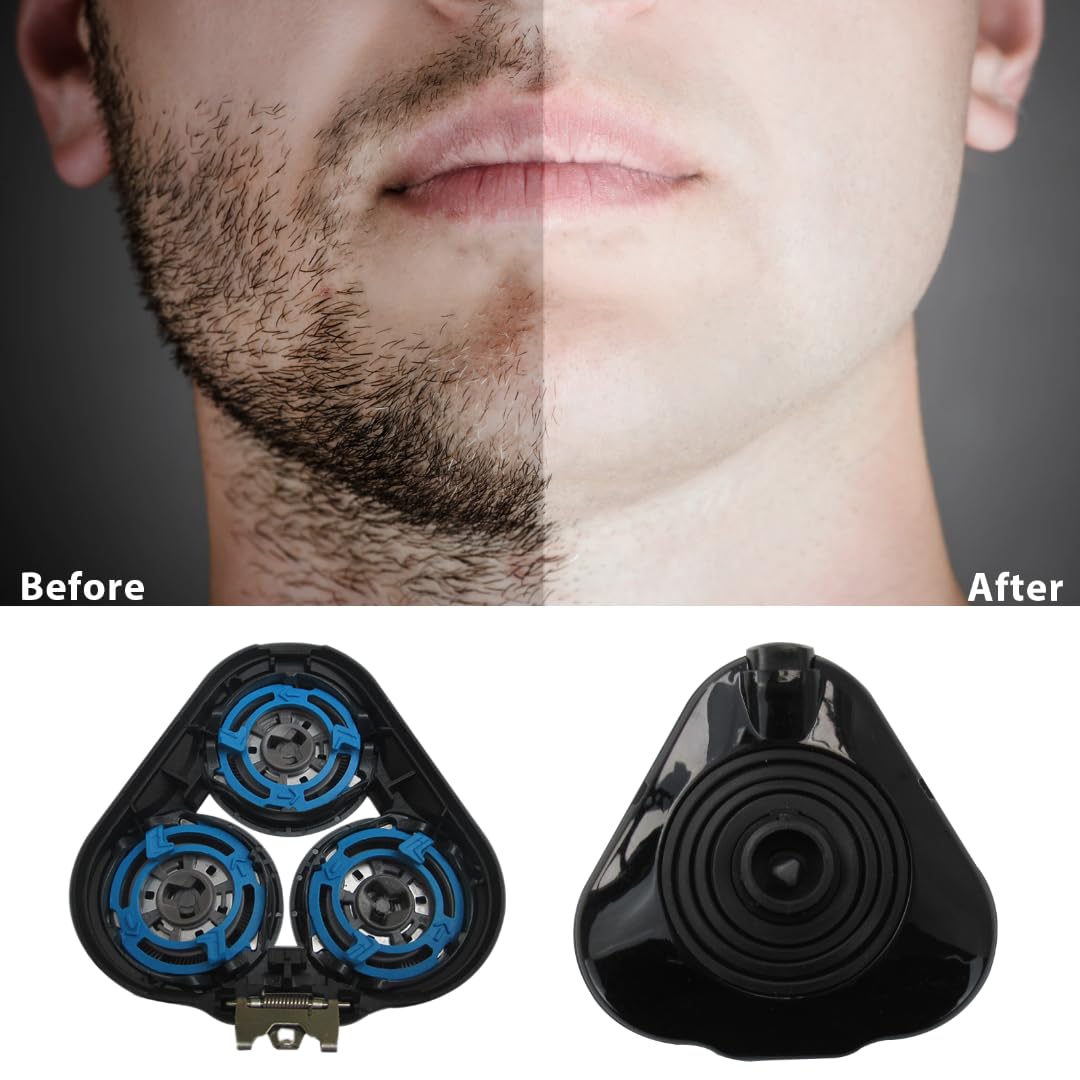 SH30/52 Replacement Complete Shaver Head for Philips Norelco S1560 Shaver Series and S738 Fit for Philips Norelco Models PT724/41, PT729/41, S738/17