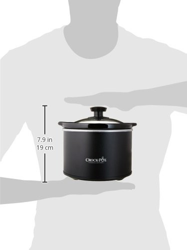 Crock-Pot SCR151 1-1/2-Quart Round Manual Slow Cooker, Black