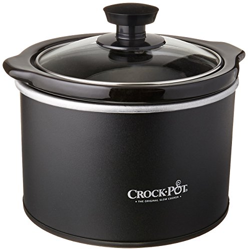 Crock-Pot SCR151 1-1/2-Quart Round Manual Slow Cooker, Black