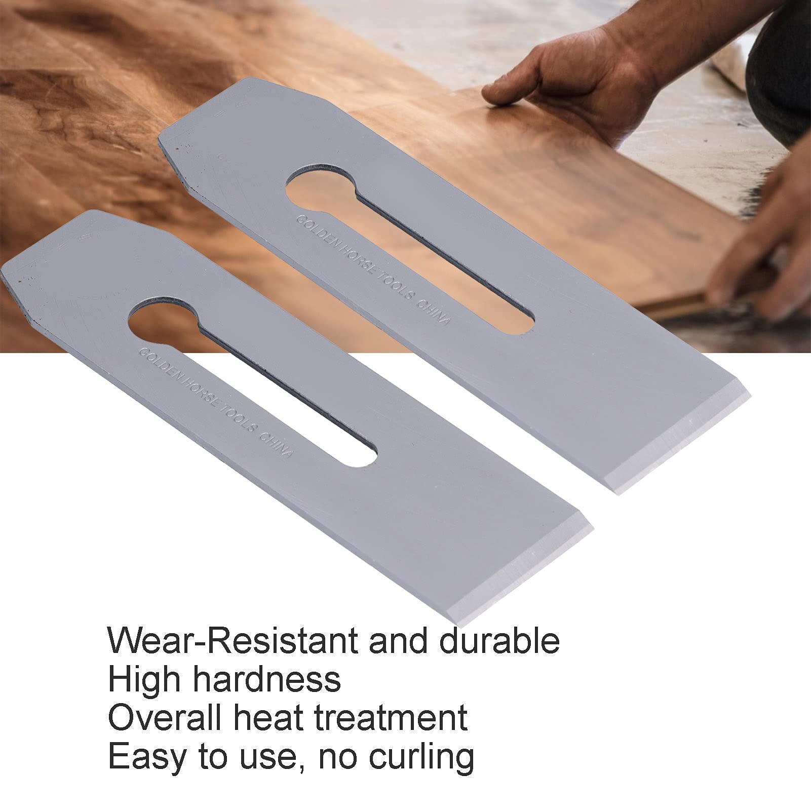 Wood Plainer Power Tools, Planer Blades Durable Simple To Operate for Manual Operations for Woodworking Projects