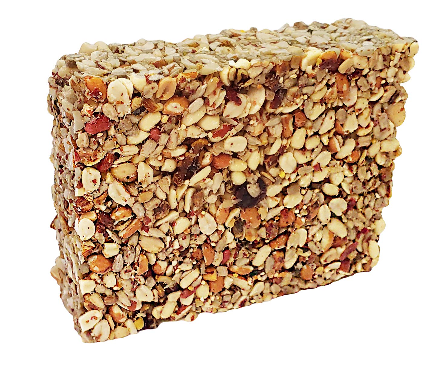 Songbird Treats Seed Bars | 12 Pack of 8 oz Bird Seed Cakes for Wild Birds (Nutty's Berries)