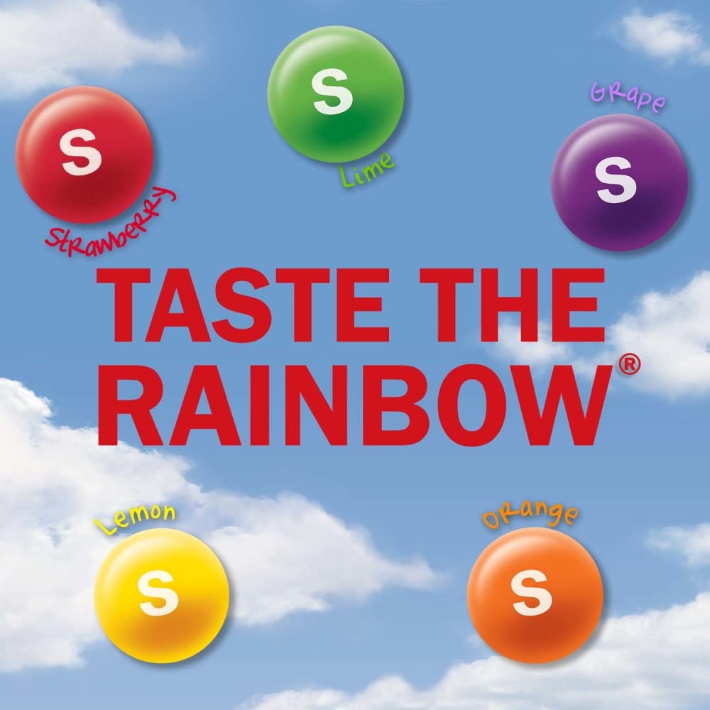 Skittles Original Fun Size Chewy Candy Bulk Individually Wrapped, Candy Bags for Party Favors - 4 Lb Bulk Box