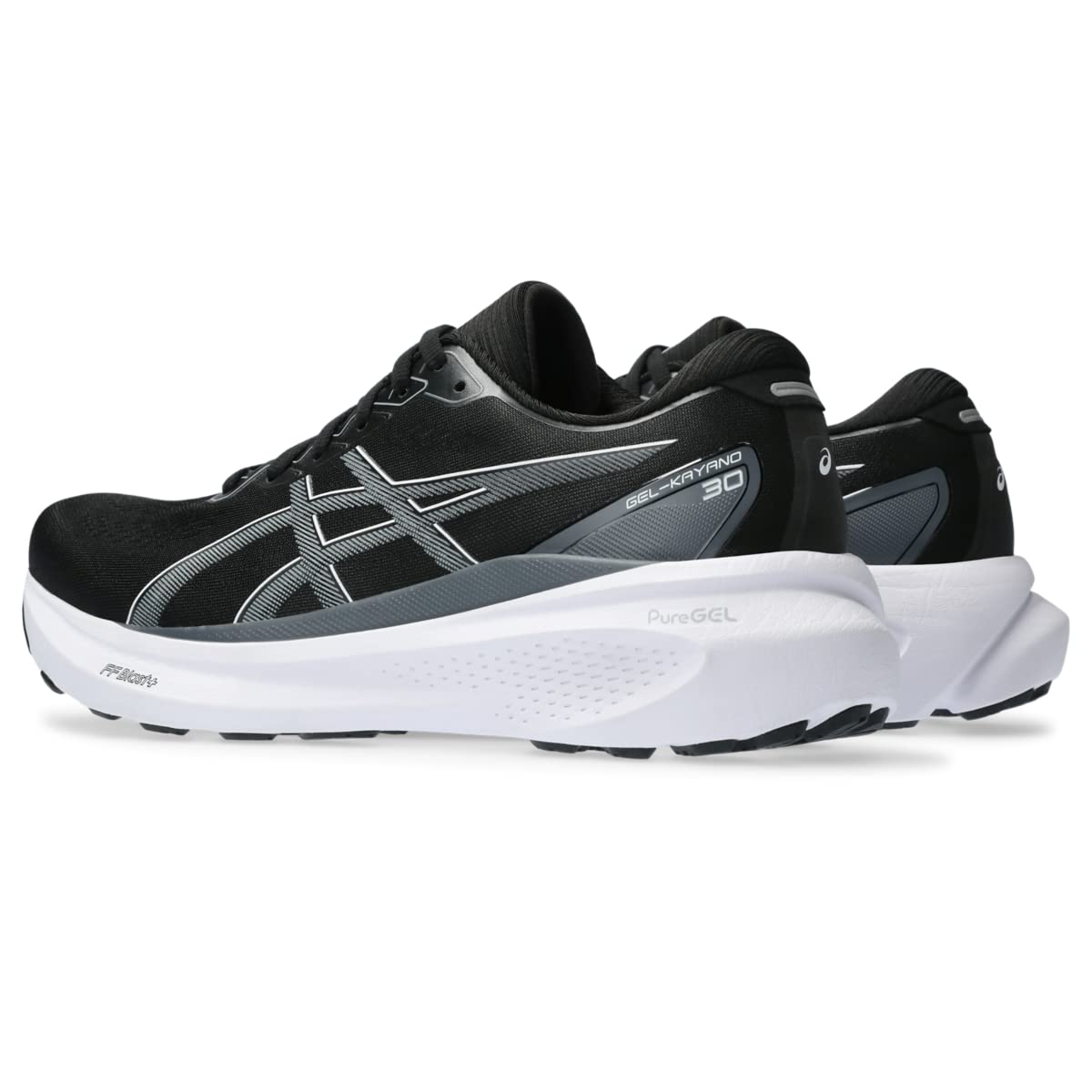 ASICS Men's Gel-Kayano 30 Running Shoes, 10, Black/Sheet Rock