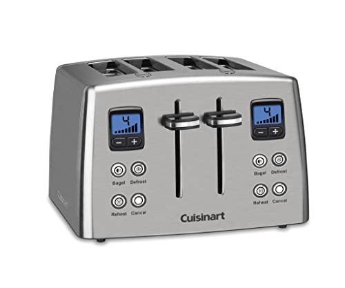 Cuisinart CPT-435P1 4-Slice Countdown Motorized Toaster, Stainless Steel