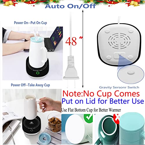 Coffee Mug Warmer for Desk with Auto Shut Off, Coffee Cup Warmer for Desk Office Home-Birthday Coffee Gifts