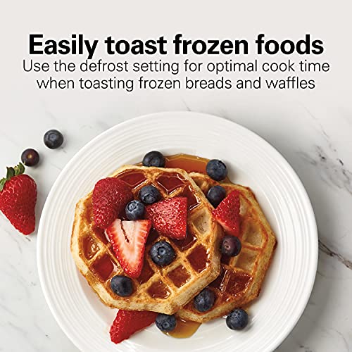 Hamilton Beach Retro Toaster with Wide Slots, Sure-Toast Technology, Bagel & Defrost Settings, Auto Boost to Lift Smaller Breads, 2 Slice, Polished Stainless Steel (22782)