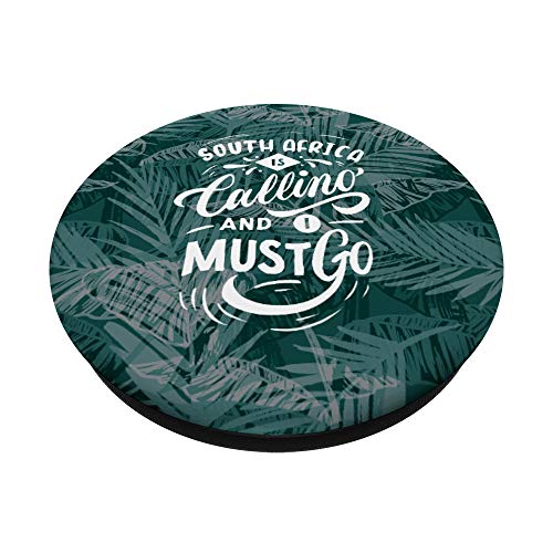 Moving To South Africa Gift Souvenir South African PopSockets PopGrip: Swappable Grip for Phones & Tablets