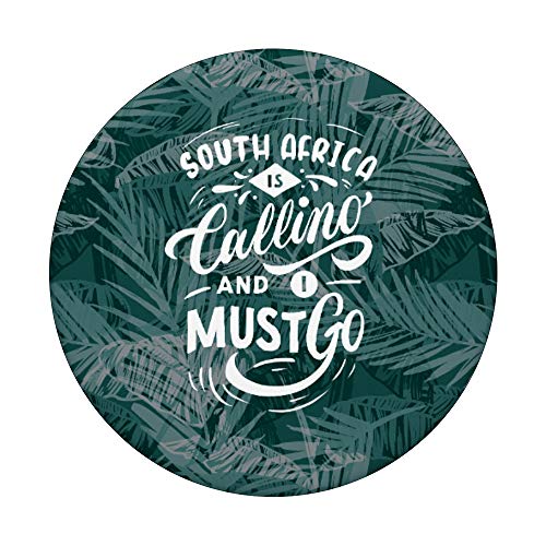 Moving To South Africa Gift Souvenir South African PopSockets PopGrip: Swappable Grip for Phones & Tablets