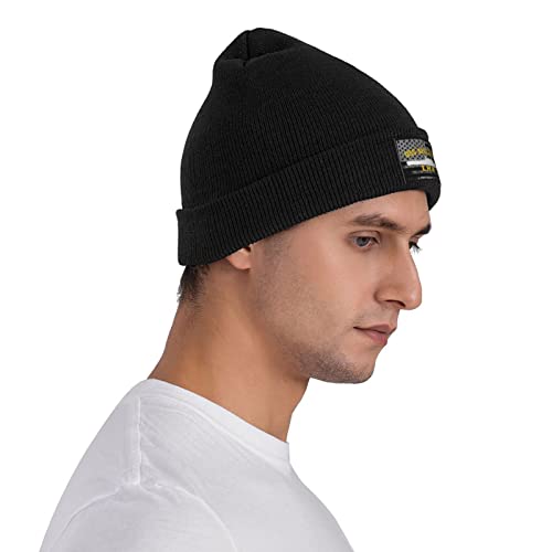 USS Belleau Wood LHA-3 Unisex Knitted Hat Beanie Winter Warm Stretch Skull Hat Black