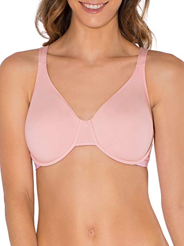 Fruit of the Loom Women's Cotton Stretch Extreme Comfort Bra, Bittersweet Pink / WHITE86CK, 42C