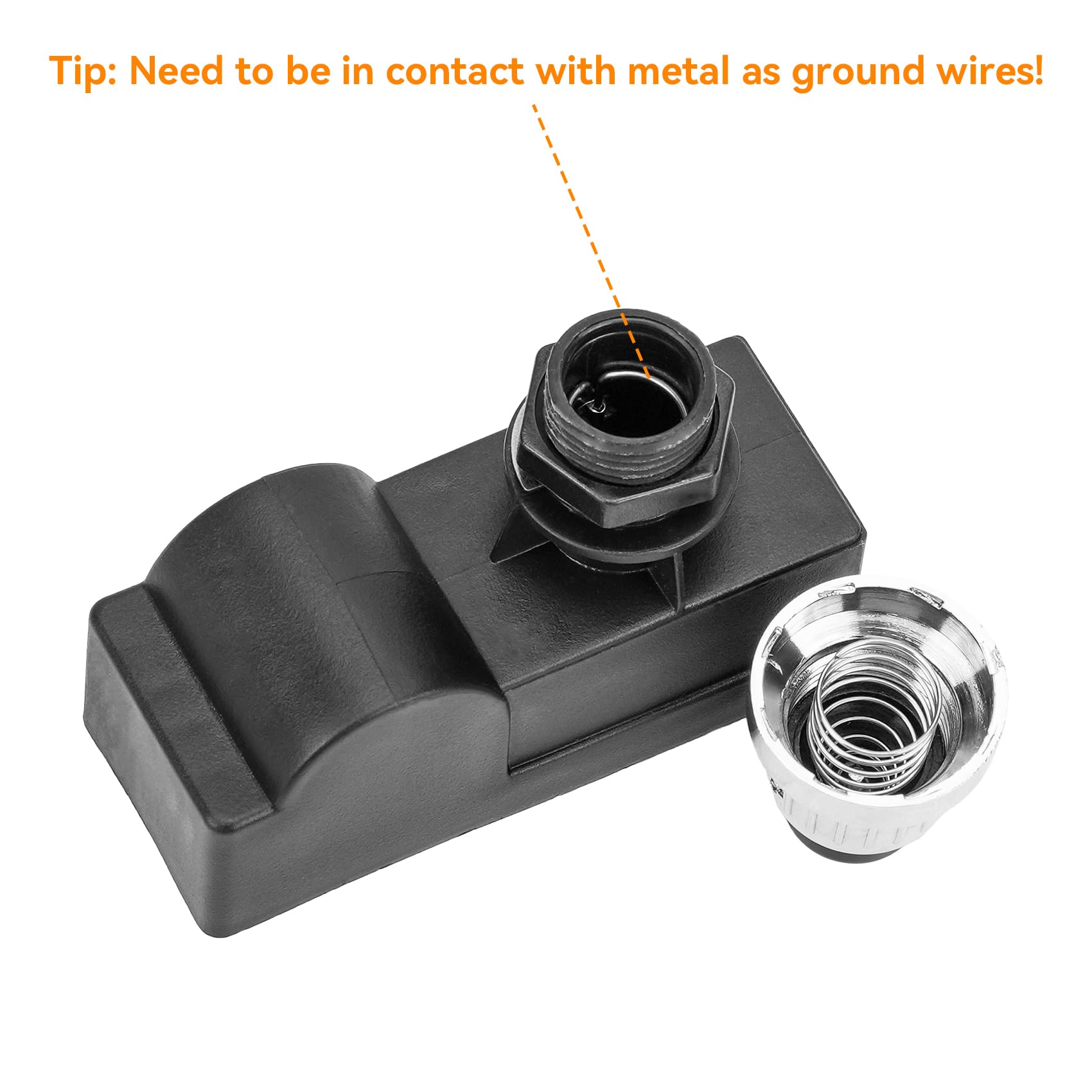onlyfire 14421 Spark Generator 1 Male Outlet AAA Battery Push Button Ignitor Igniter Replacement for Broil King, Broil-Mate, Sterling, Silver Chef, Amana, Uniflame, Surefire, BBQ Pro and Others