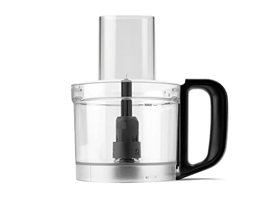 nutribullet NBP50100 Food Processor 450-Watts with 7-Cup Capacity and Stainless Steel Slice, Shred, Chop and Dough Attachments, Black