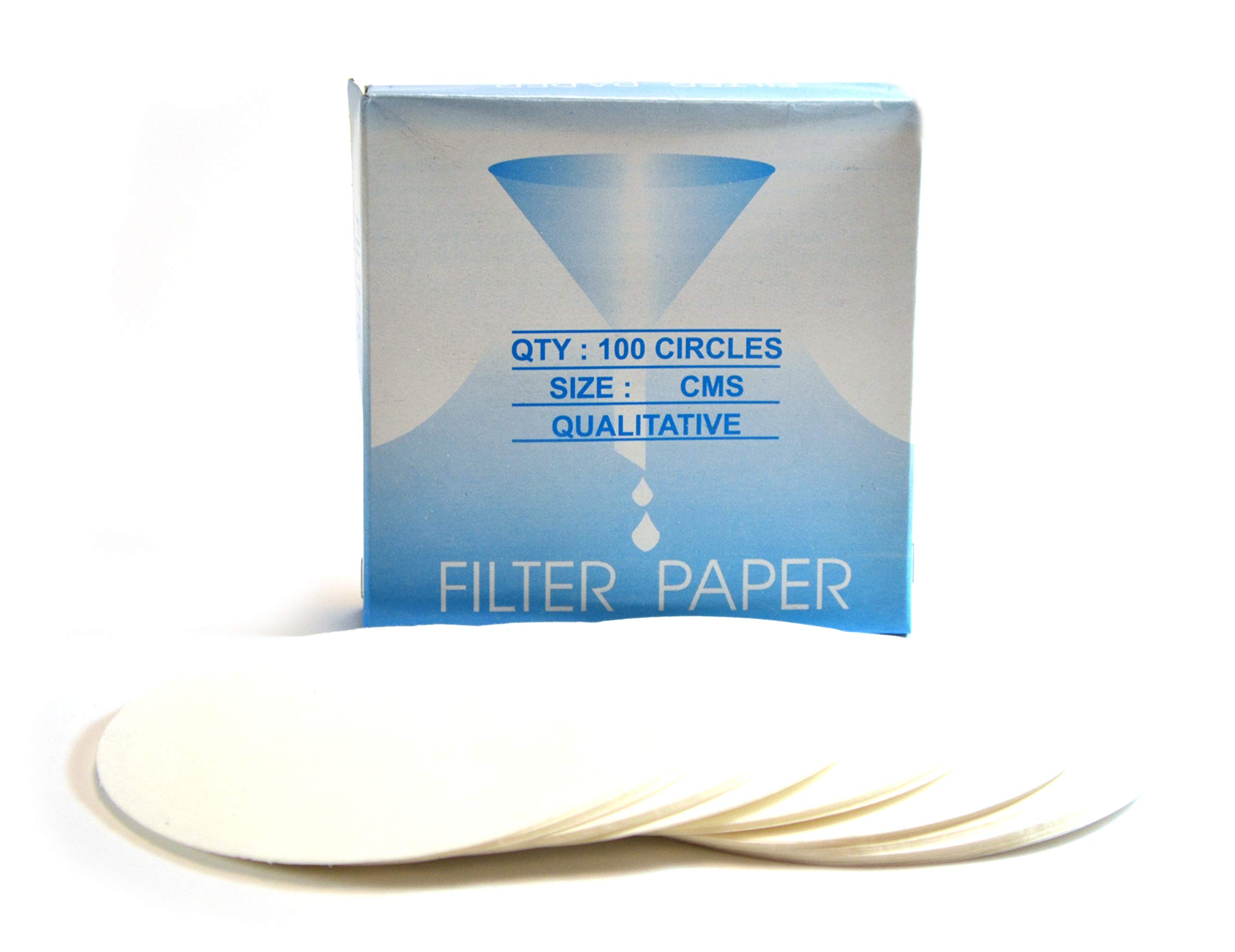 EISCO Qualitative Filter Paper, 15cm, Pack of 100 - Model CH0388D
