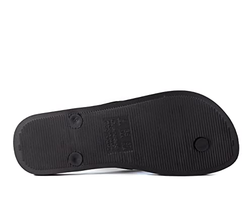 Ipanema Women's Ana Temas XIII Flip Flops - Comfortable & Stylish Summer Sandal with Flower Prints, Anatomic Footbed & Non-Slip Sole, Black/Pink, 10