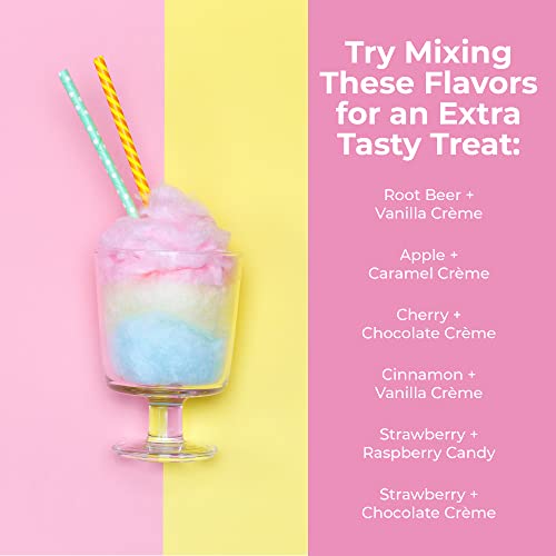 Nostalgia Cotton Candy Machine - Retro Cotton Candy Machine for Kids with 2 Reusable Cones, 1 Sugar Scoop, and 1 Extractor Head β Pink