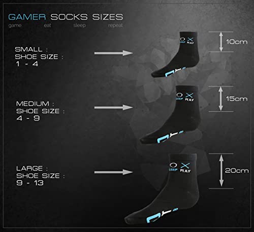 Gamer Gaming Socks, Do Not Disturb Im Gaming Socks for Men, Boys and Teens, Gifts, Fun Socks and Novelty Gifts (Medium, Blue DND)