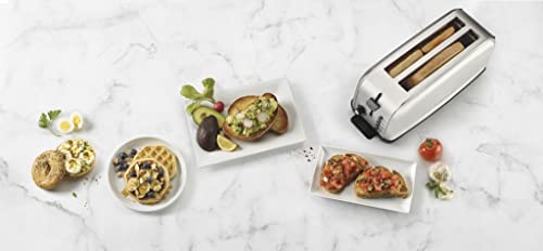 Cuisinart CPT-2500 Long Slot Toaster, Stainless Steel, Silver, 2-slice long slot