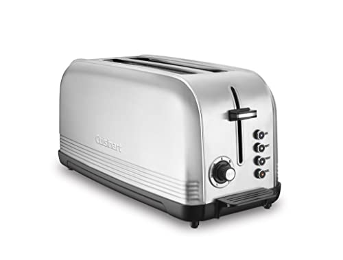 Cuisinart CPT-2500 Long Slot Toaster, Stainless Steel, Silver, 2-slice long slot