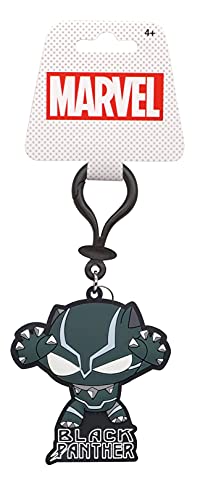 Marvel Black Panther Soft Touch PVC Bag Clip