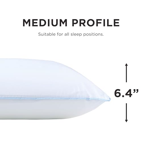 Tempur-Pedic TEMPUR-Cloud Dual Cooling Pillow, Queen, White