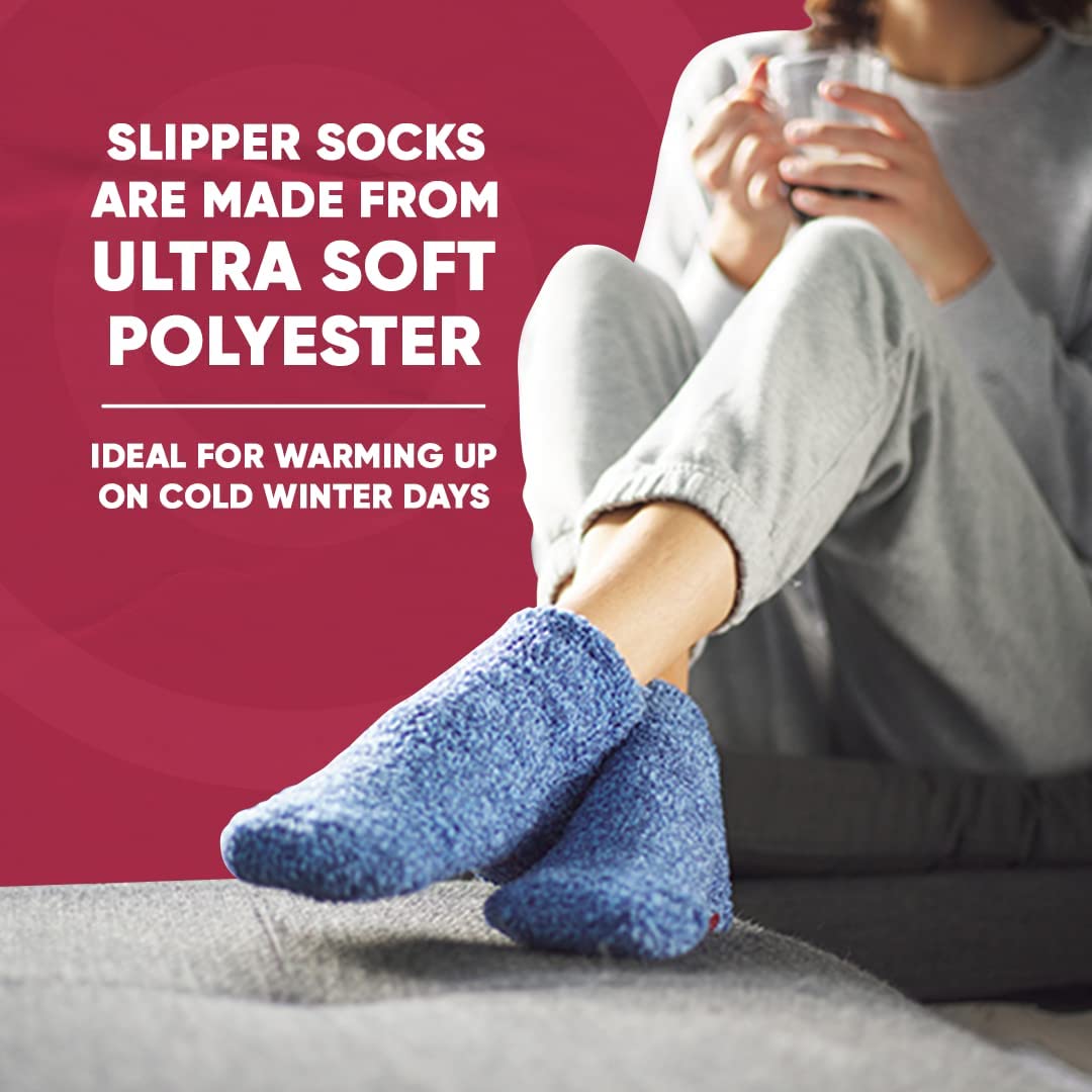 Snook-Ease Heated Socks Thick Warm Winter Feet Warmers with Microwavable Heatable Inserts – Warming Socks for Cold feet – Heated Bed Foot Warmers Unisex One Size Fits All (Women's One Size, Red)