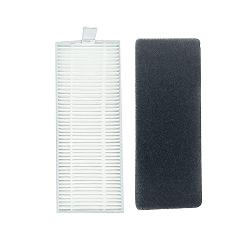 Replacement Parts Fit for Ecovacs Yeedi K650 Robotic Vacuum Cleaner Accessories, 3 Pairs Side Brush 1 Main Brush 3 Filter 3 Mop Cloth Pad