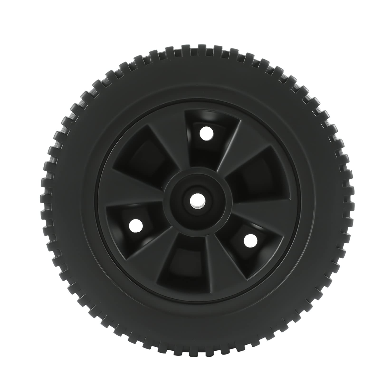 YIHAM G437-0037-W1 7 Inch Grill Wheels Replacement Kit for Charbroil 463344015 463436215 463370516 463341918 Black Blow Molded Plastic Wheels Charbroil Grill Accessories BBQ Wheels 2 PCS
