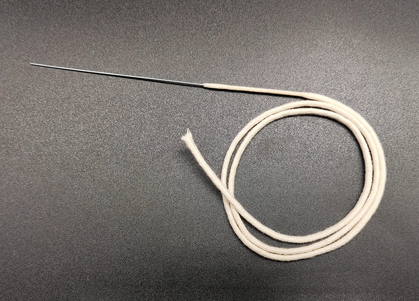 WDMART-US Kerosene Lighter consumables · Cotton core with Metal Guide Needle · Cotton core for Exchange · Suitable for Most Brands of Kerosene Lighter (Length: 19.69in-Diameter: 0.09in)