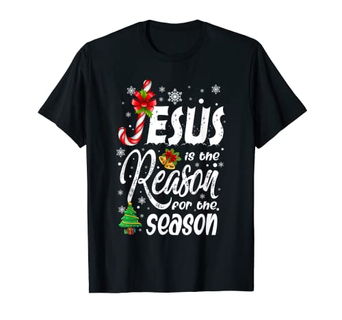 Christian Jesus The Reason Christmas Stocking Stuffer Gifts T-Shirt