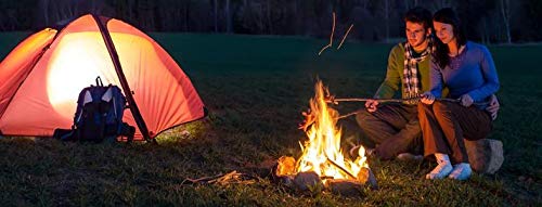 WENIFU 4.25 Inch Flint Fire Starter, Survival Ferro Rods Starter with Easy Grip Handle and Multifunction Striker, Waterproof Flint Fire Can be Struck 15000 Times for Camping, Hiking (Pack of 2)