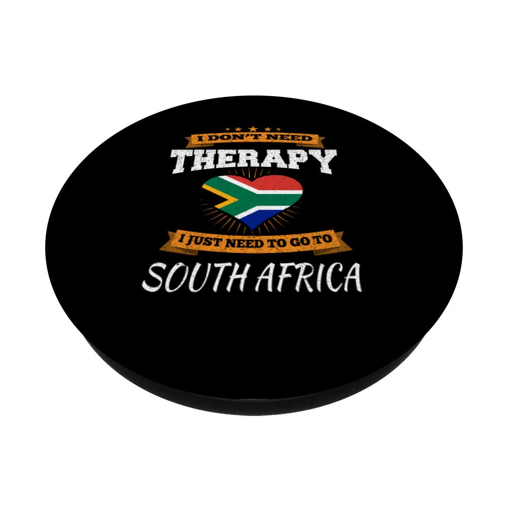 South African Flag Shirt I Funny South Africa Vacation Gift PopSockets Grip and Stand for Phones and Tablets